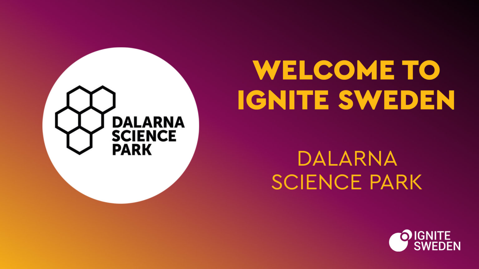 Welcome to Ignite, Dalarna Science Park! | Ignite Sweden – Innovation ...